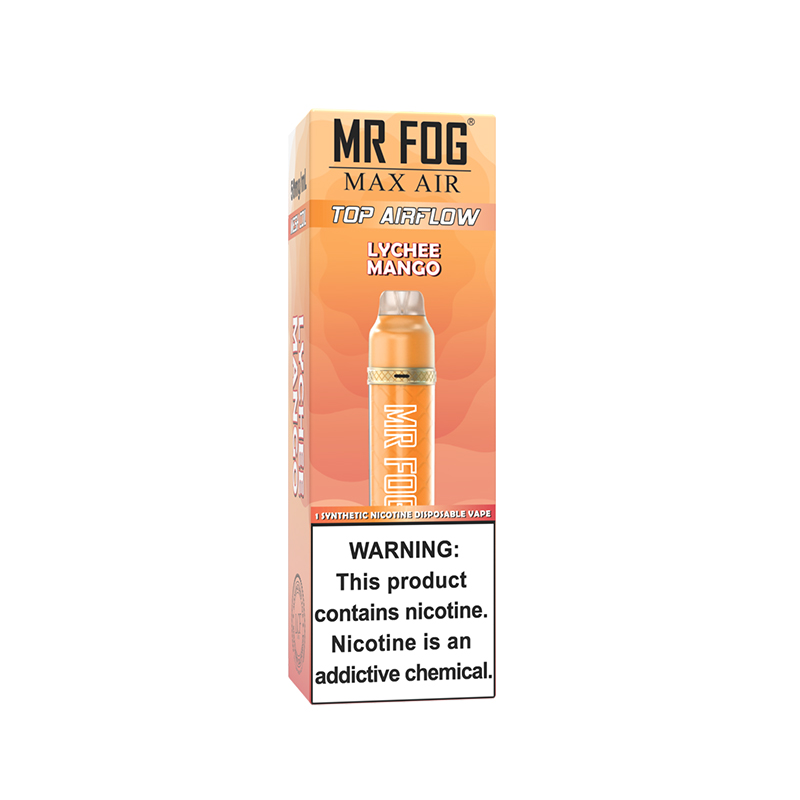 MR FOG MAX AIR 3000 PUFFS Lychee Mango – Finest Vaping